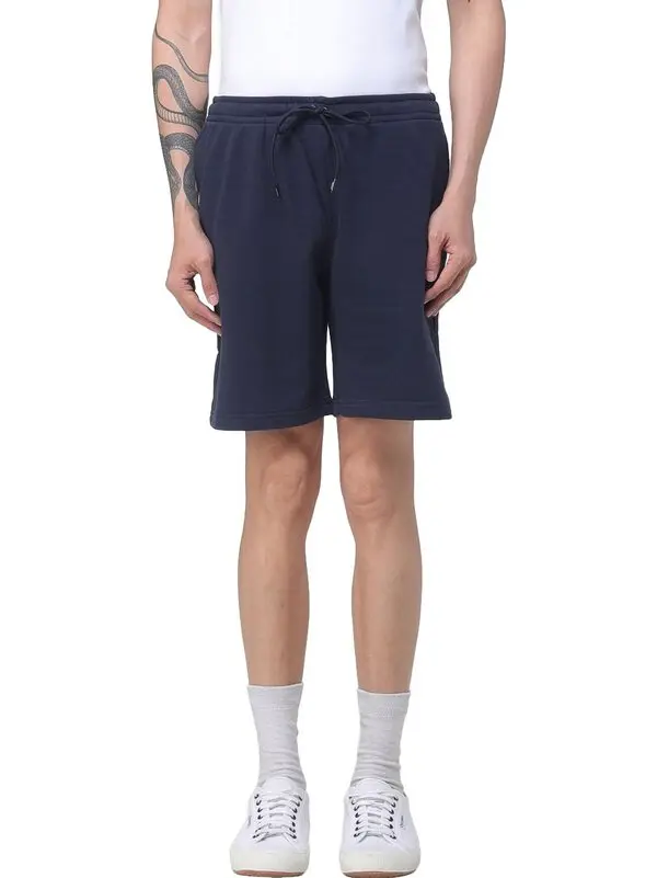 K-WAY Drawstring Shorts With Logo Detail - Blue