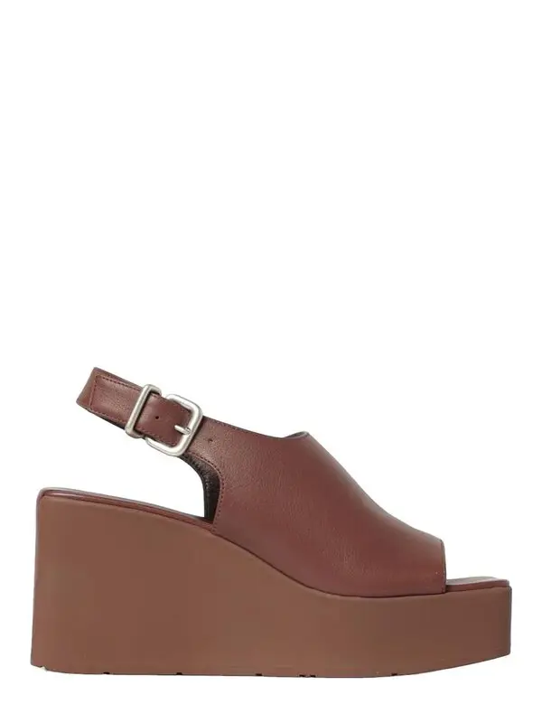 VIC MATIE Heeled Platform Sandals - Brown