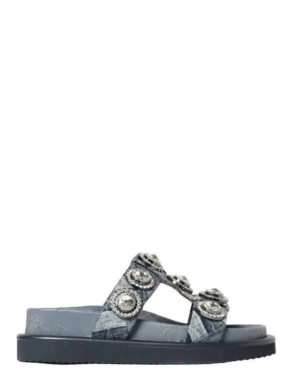 Kurt Geiger Embellished Heeled Sandals - Blue
