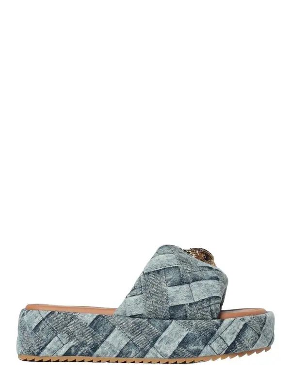 Kurt Geiger Heeled Slide Sandal - Blue