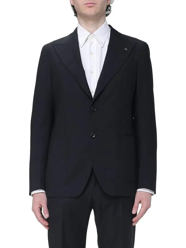 Tagliatore Single-breasted Virgin Wool Blazer - Black