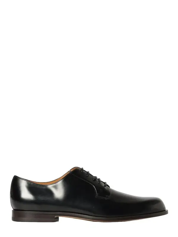 TOD'S Brushed Calfskin Derby Shoes - Black