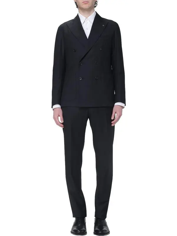 Tagliatore Virgin Wool Double-breasted Dress - Black