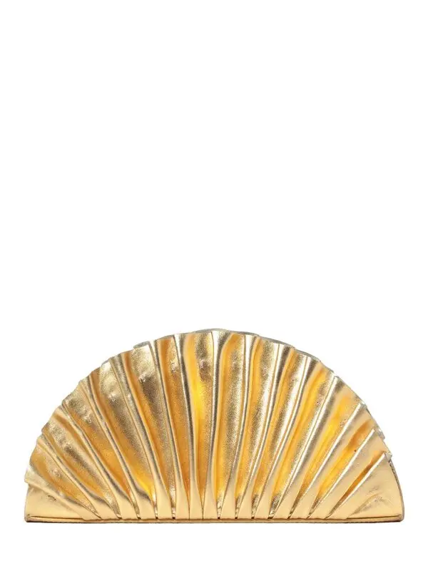 Cult Gaia Folded Clutch - Gold