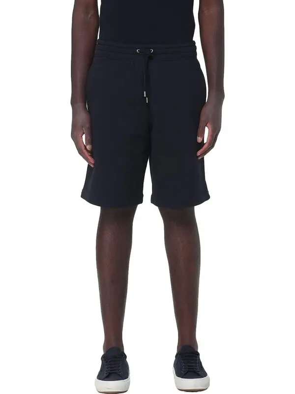 Maison Kitsuné Logo Embroidered Drawstring Shorts - Black