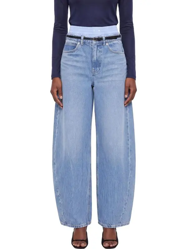 Alexander Wang Wide Leg Jeans - Blue