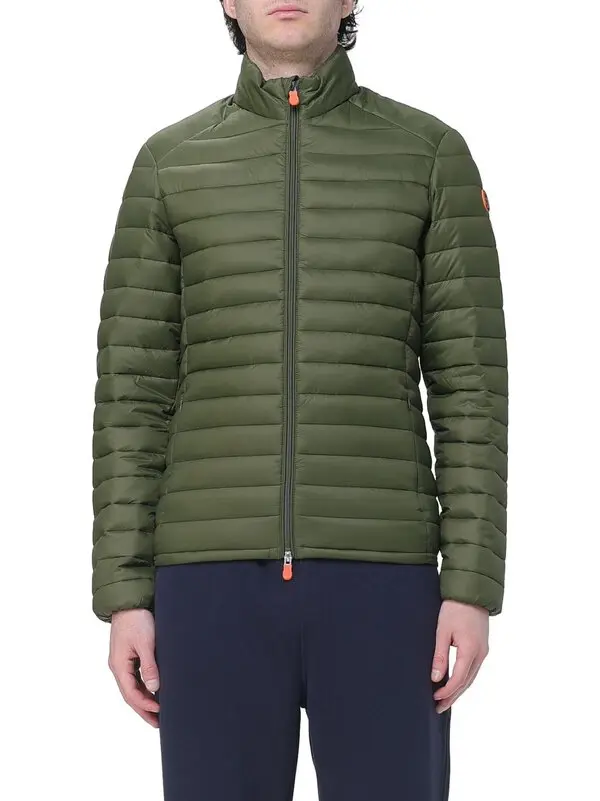 SAVE THE DUCK Quilted Zip-up Jacket - Green