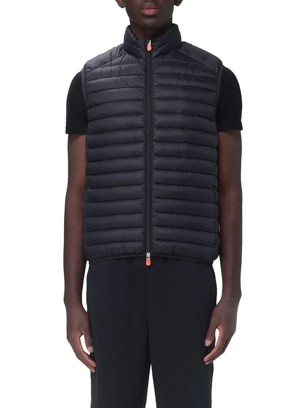 SAVE THE DUCK Padded Nylon Vest - Black