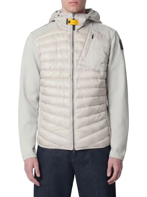 PARAJUMPERS Quilted Jacket With Hood - Grey