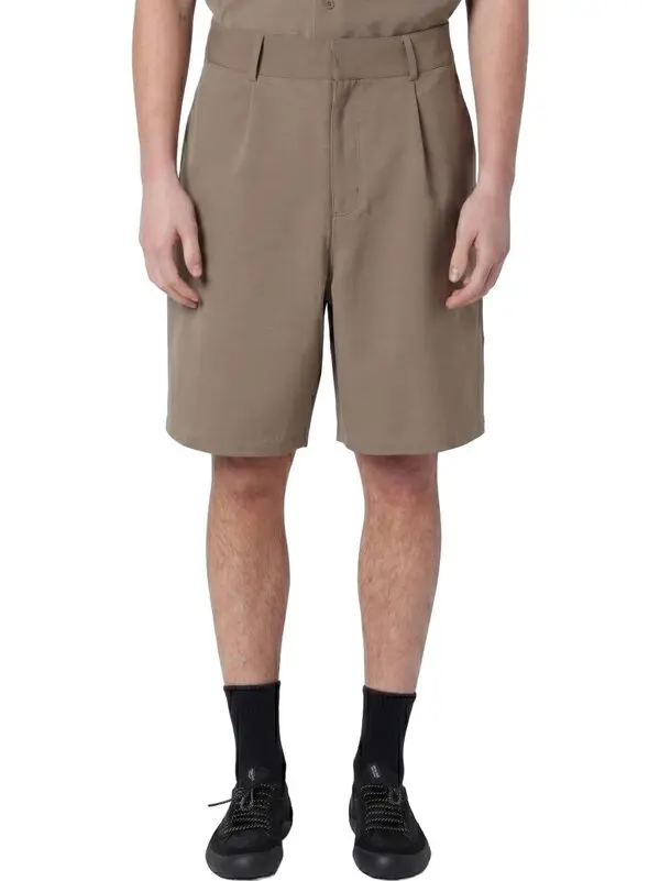 ENTIRE STUDIOS Pleated Shorts - Brown