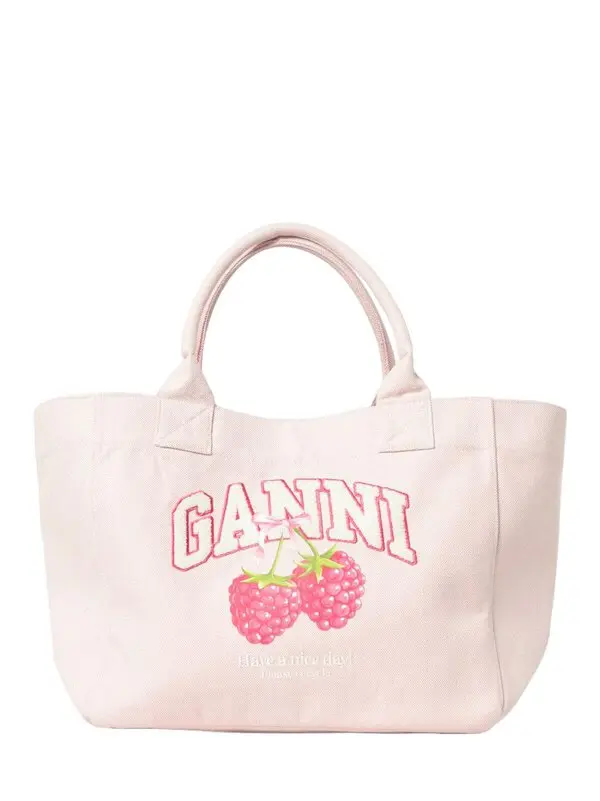 GANNI Tote Bag - Pink
