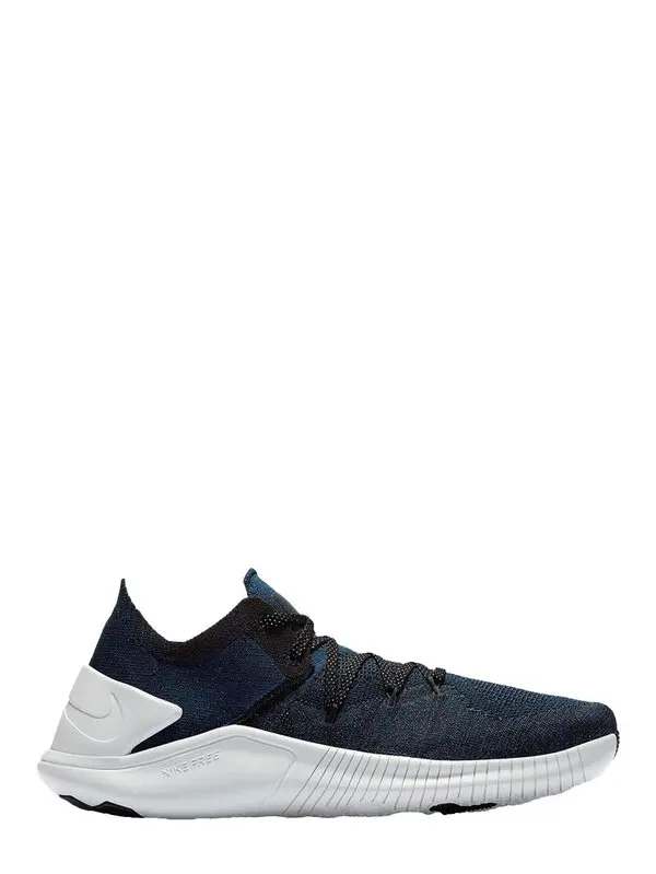 Nike Free Tr Flyknit 3 Metallic Athletic Shoes - Blue