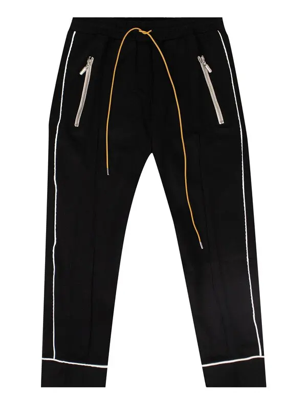 Rhude Contrasting Trim Track Pant - Black