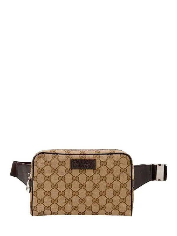 Gucci Gg Supreme Belt Bag - Tan