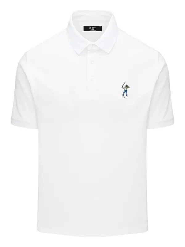 EASTSIDE GOLF Core Cotton Blend Piqué Polo - Bright White