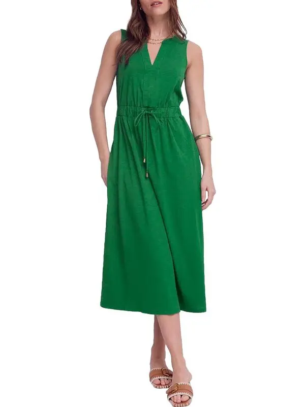 Boden Sleeveless Jersey Midi Dress - Fresh Green