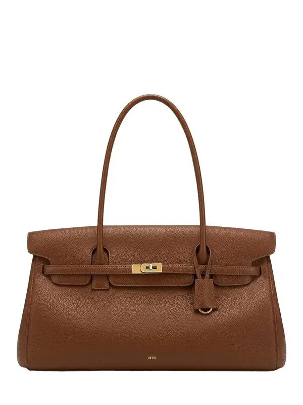 Jw Pei Large Yara Shoulder Bag - Saddle Brown