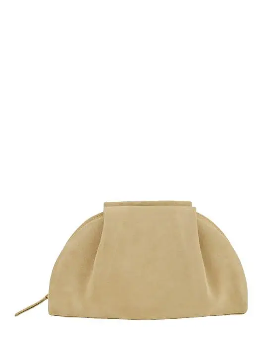 Vince Ava Suede Clutch - Maiz