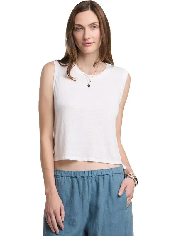 Velvet By Graham & Spencer Trinity Tank - White
