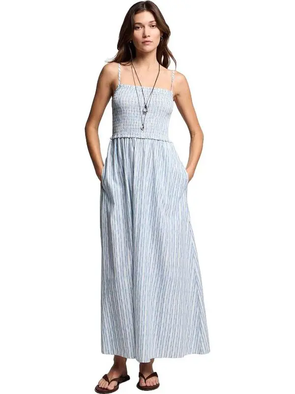 Velvet By Graham & Spencer Senara Maxi Dress - Blue / Denim