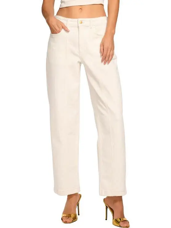 Ramy Brook Nadia Straight Leg Jeans - White