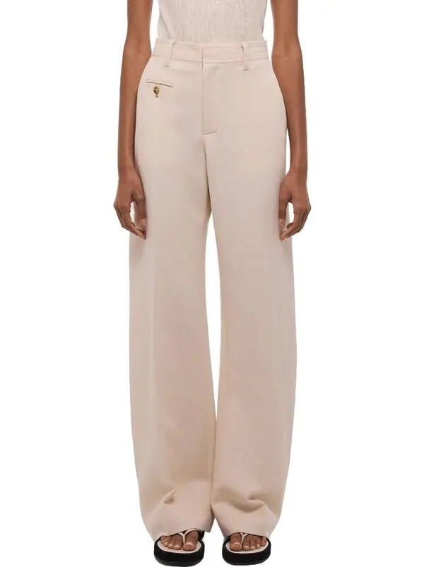Helmut Lang Sailor Cotton Pants - Muslin