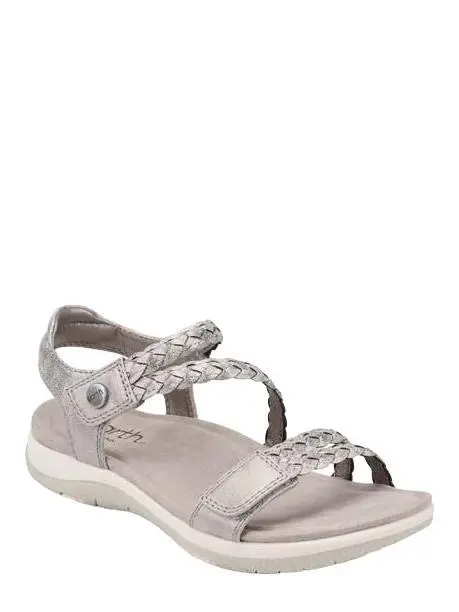 Earth Stellon Ankle Strap Sandal - Silver