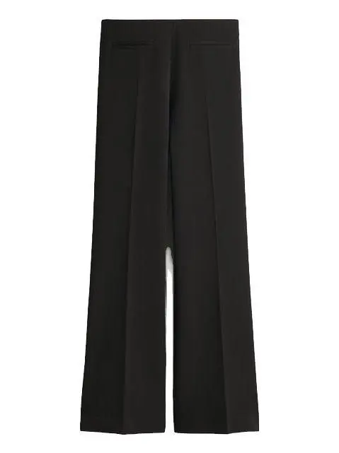 H&m Bootcut Twill Trousers - Black
