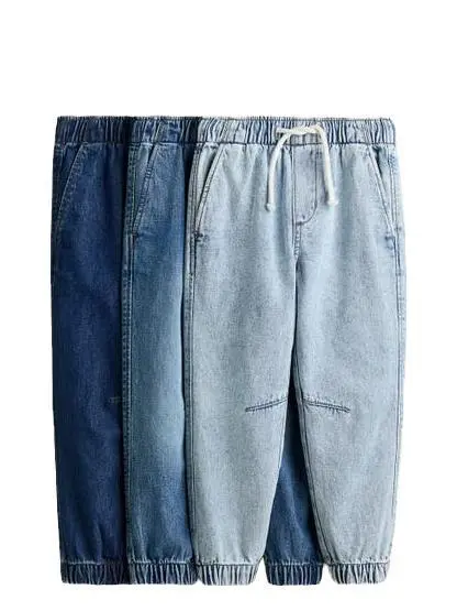 H&m 3-pack Denim Joggers - Denim Blue