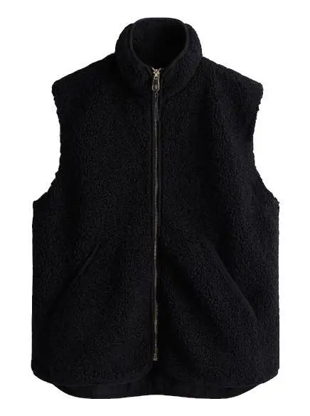H&m Teddy Gilet - Black