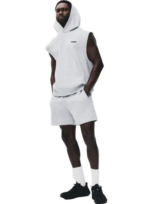 H&m Sleeveless Sports Hoodie With Drymove™ Technology - Gray Melange