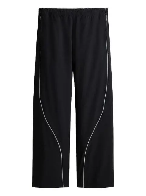 H&m Relaxed Fit Track Pants - Black