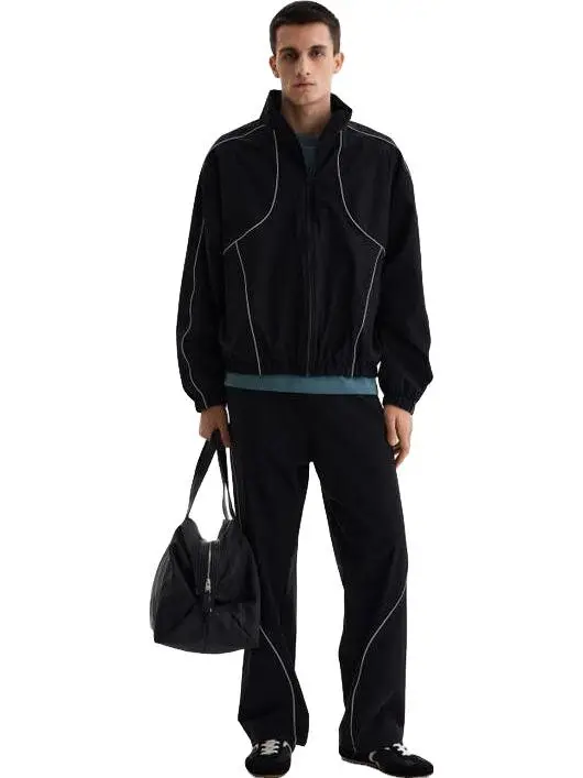 H&m Relaxed Fit Track Pants - Black
