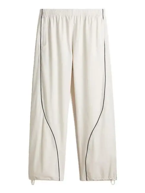 H&m Relaxed Fit Track Pants - Light Beige