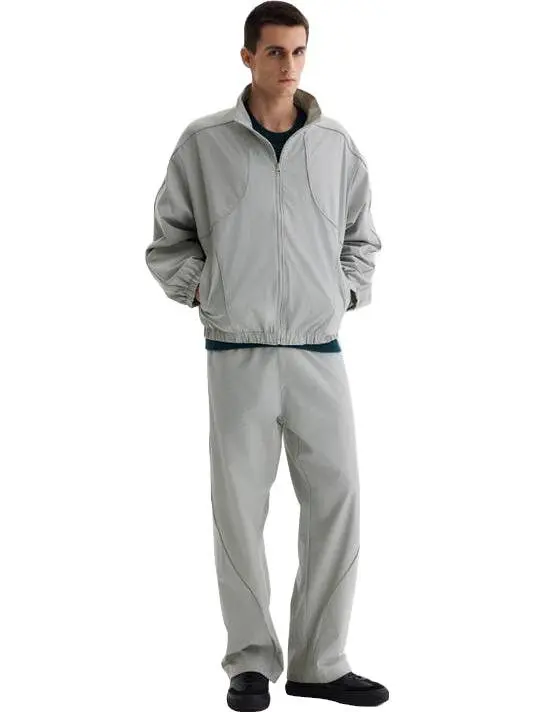 H&M Relaxed-fit Track Pants - Light Gray