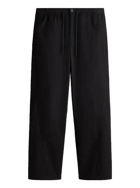 H&m Relaxed Fit Twisted Seam Trousers - Black