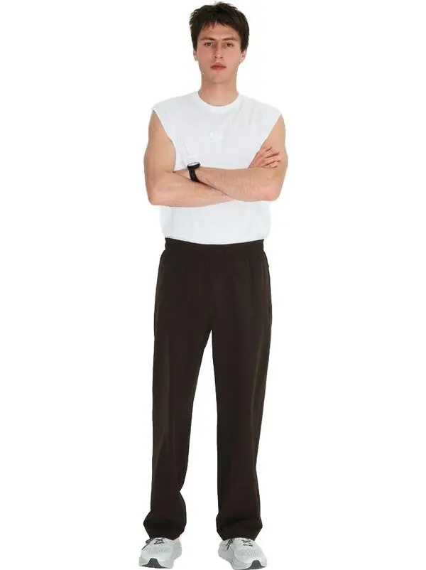 H&m Regular-fit Track Pants With Drymove - Dark Brown
