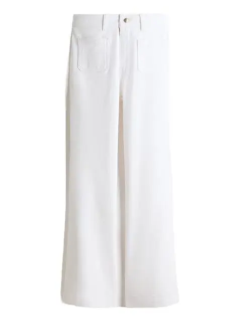 H&m Flared High Jeans - White