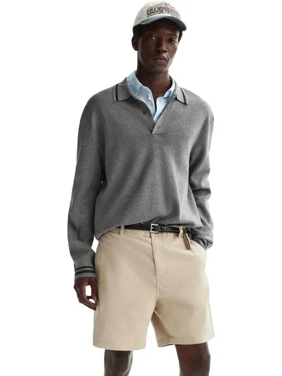 H&m Relaxed Fit Chino Shorts - Beige