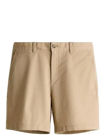H&m Regular Fit Cotton Chino Shorts - Beige