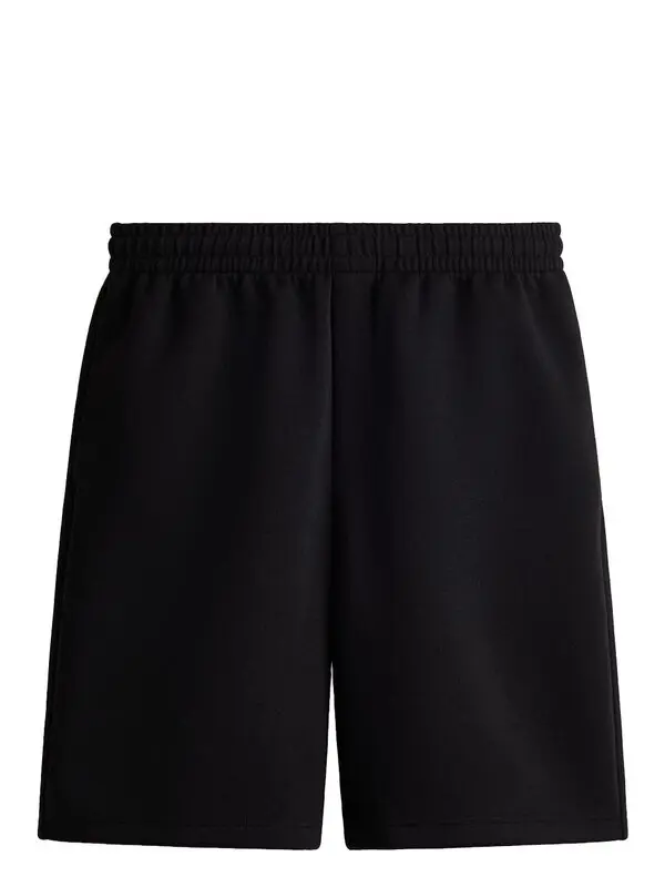 H&m Relaxed Fit Interlock Knee-length Shorts - Black