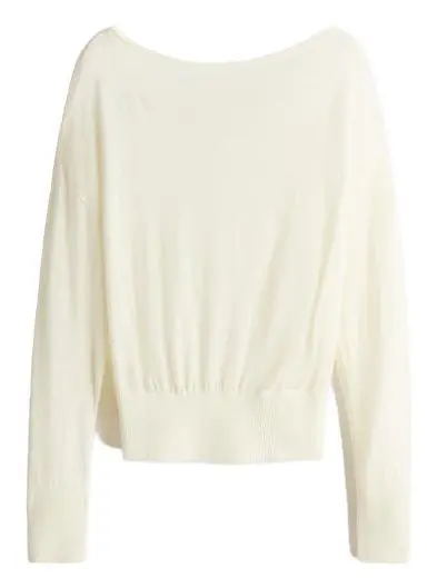 H&m Fine-knit One-shoulder Top - Cream