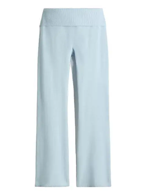 H&m Knitted Yoga Pants - Light Blue
