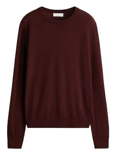 H&m Merino Wool Jumper - Dark Brown
