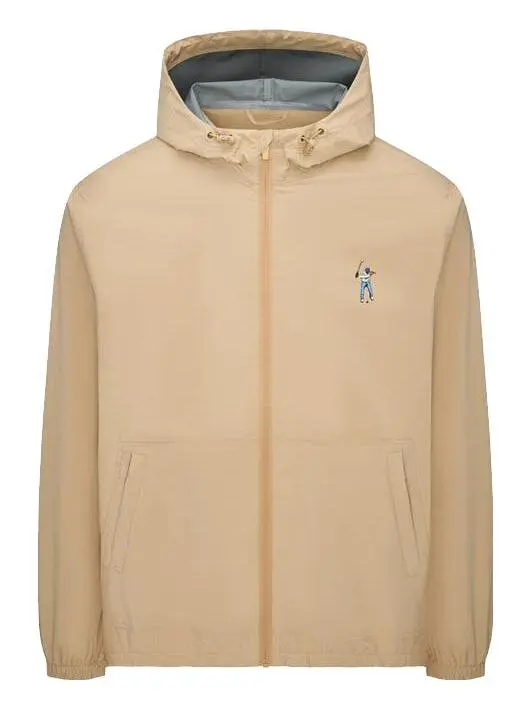 EASTSIDE GOLF Flyweight Waterproof Rain Jacket - Pale Khaki
