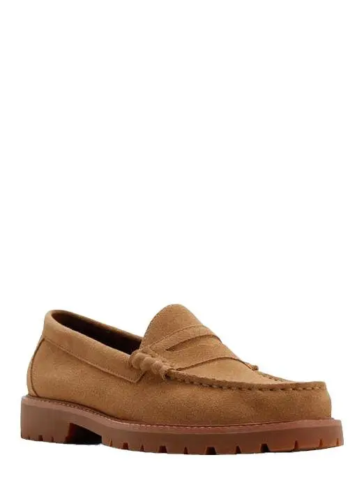 G.H.BASS Hartford Lugged Penny Loafer - Light Brown