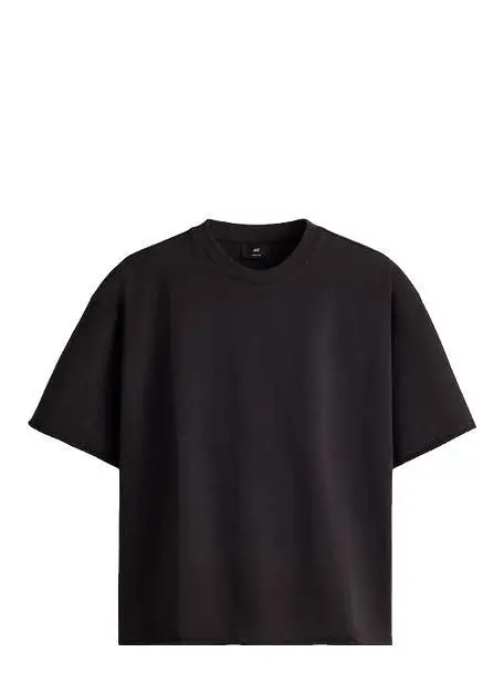 H&m Oversized Fit Boxy-style T-shirt - Black