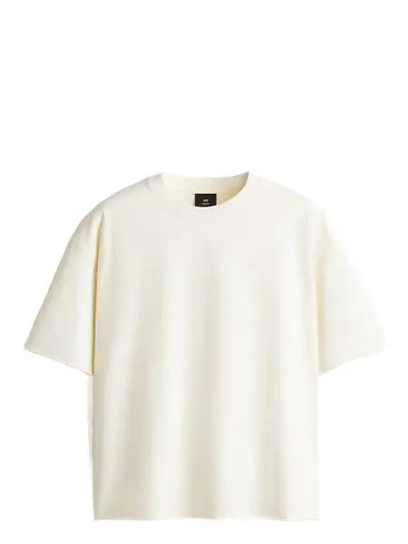 H&m Oversized Fit Boxy-style T-shirt - White