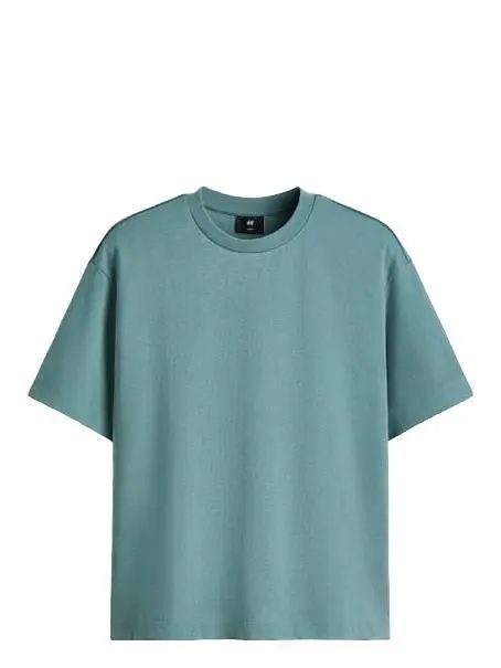 H&m Loose Fit Interlock T-shirt - Teal