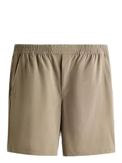 H&m Four-way Stretch Regular Fit Shorts - Khaki Green